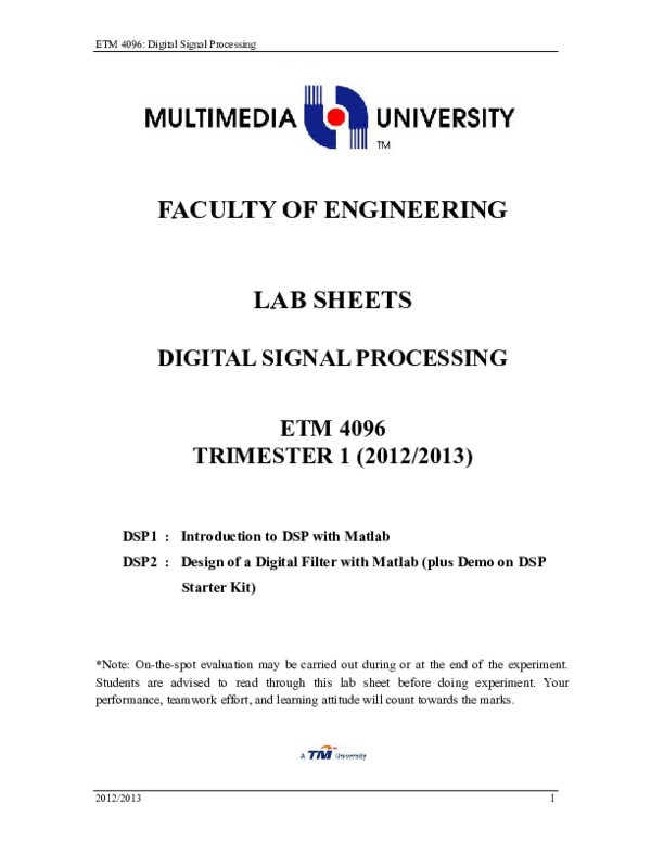 (DOC) Labsheet ETM4096(2012)