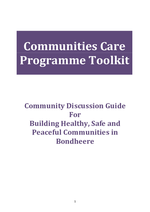 (DOC) GUIDE COMMUNITY CARE PROJECT | Burush Hassan - Academia.edu