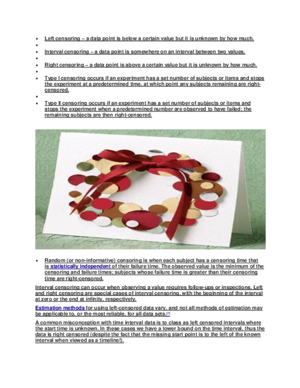 (DOC) Left censoring