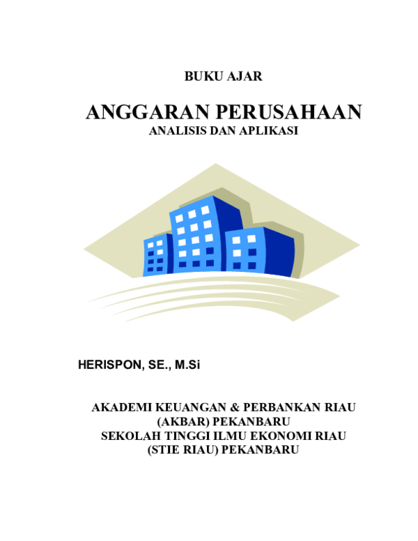 (DOC) ANGGARAN PERUSAHAAN