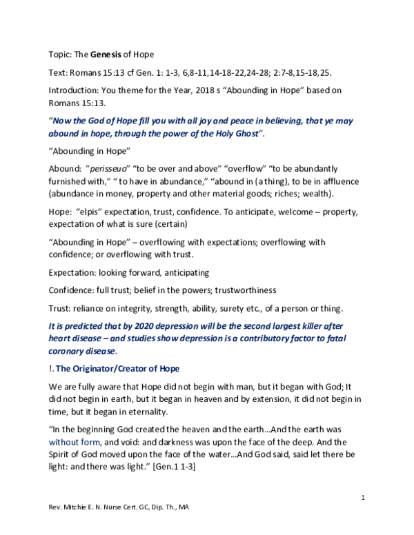 (DOC) tHE GENESIS OF HOPE.docx