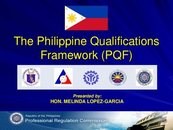 Pdf The Philippine Qualifications Framework Pqf Ian Bagunas