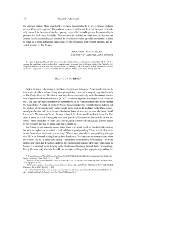 (PDF) Had it up to here