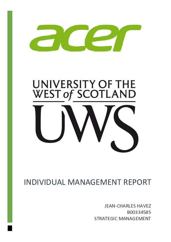 (DOC) ACER management report