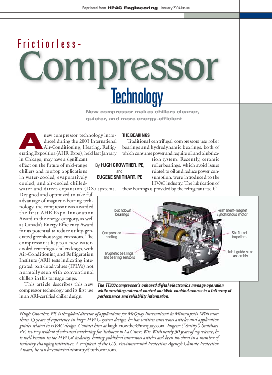 (PDF) Frictionless Compressor Technology Journal