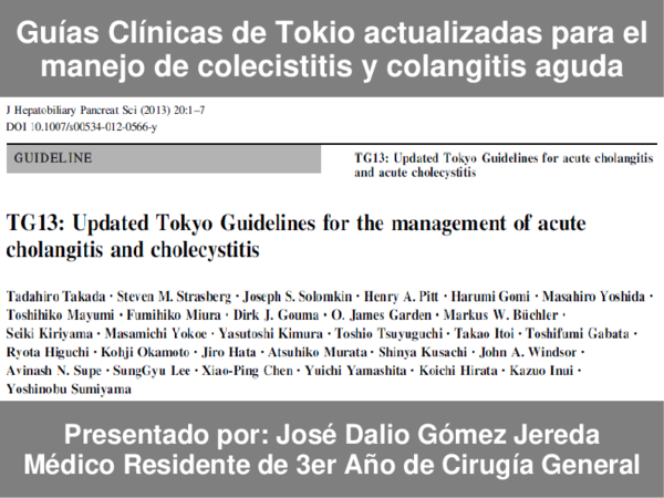 (PDF) Guías Clínicas de Tokio actualizadas para el manejo de ...