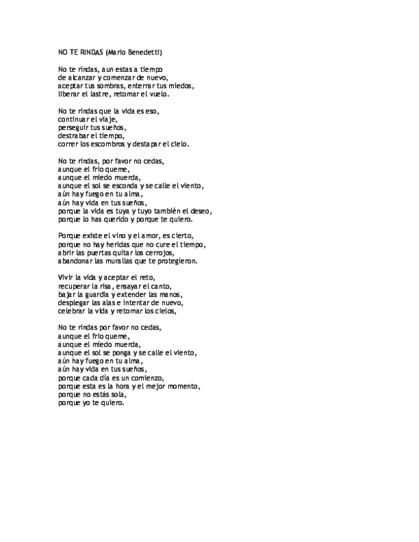(DOC) NO TE RINDAS