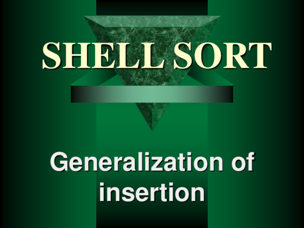 (PPT) shell sorting.ppt