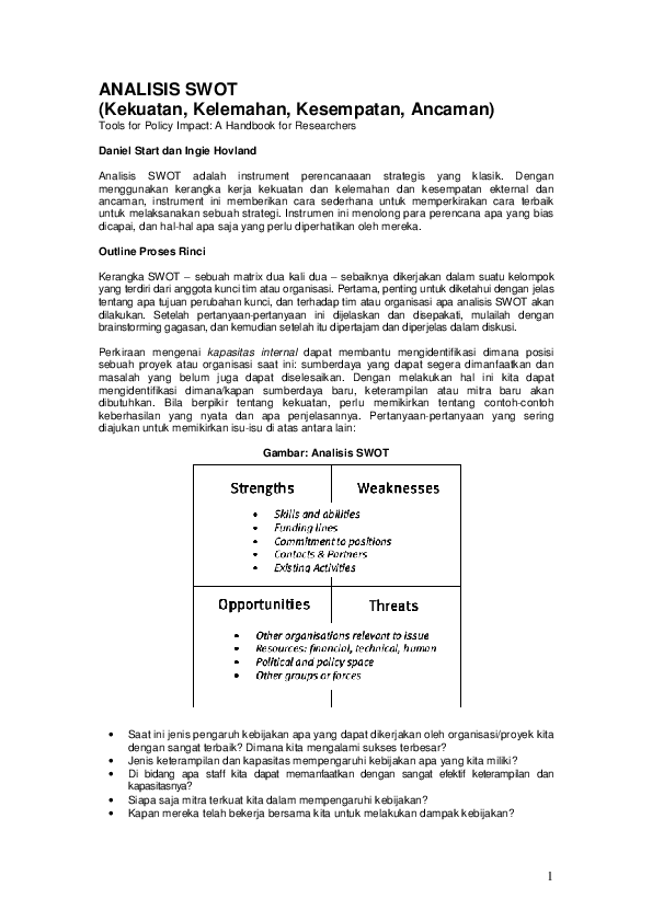 (PDF) Analisis-swot