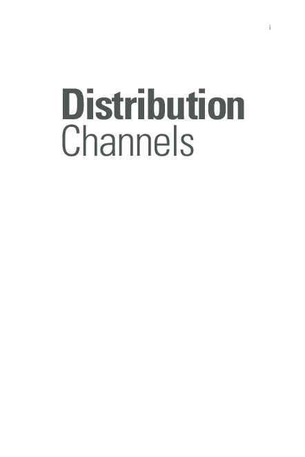 (PDF) Distribution Channels
