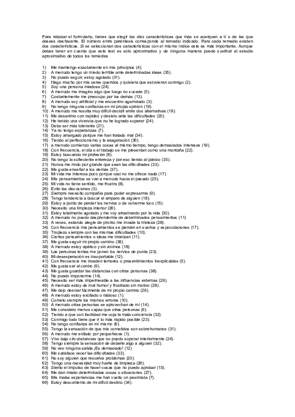 (PDF) Diagnosticos tests para Flores de Bach