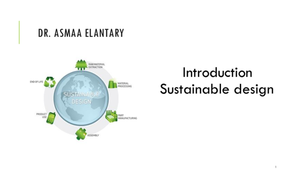 (PDF) Introduction Sustainable design