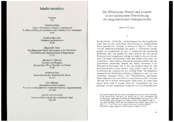 (PDF) Die Ethnonyme Winnili und Assipitti in der lateinischen ...