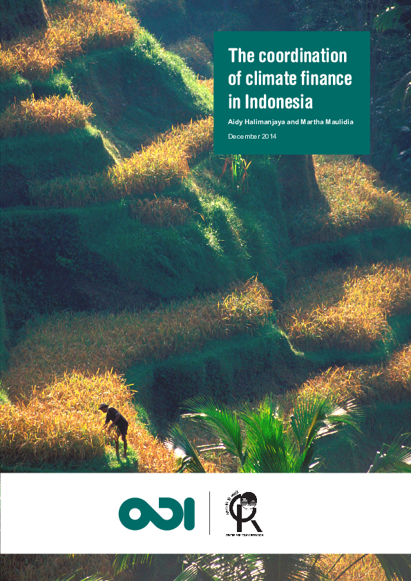 (PDF) The coordination of climate finance in Indonesia