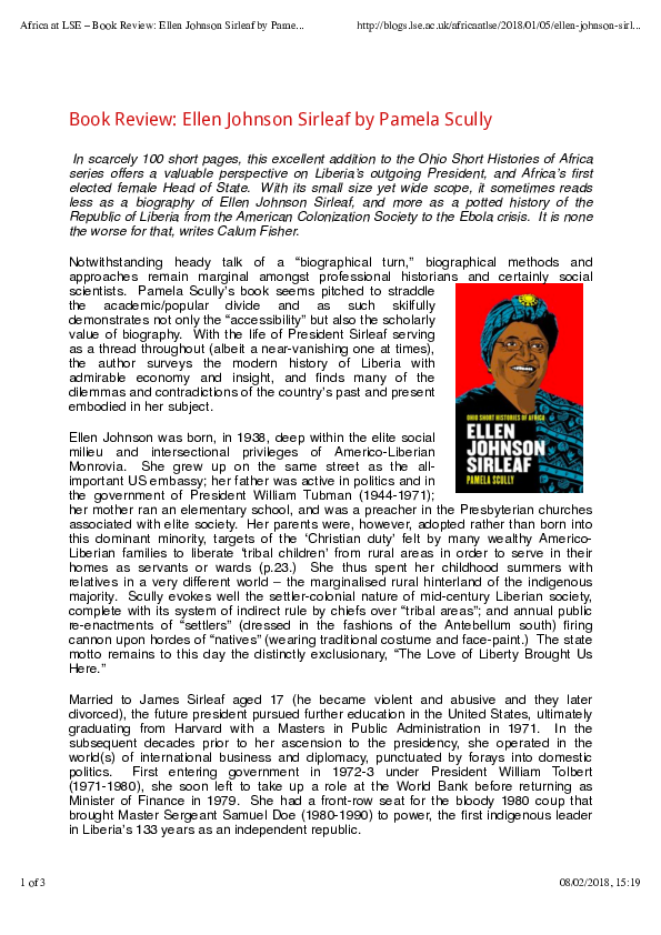 (PDF) Ellen Johnson Sirleaf book review.pdf