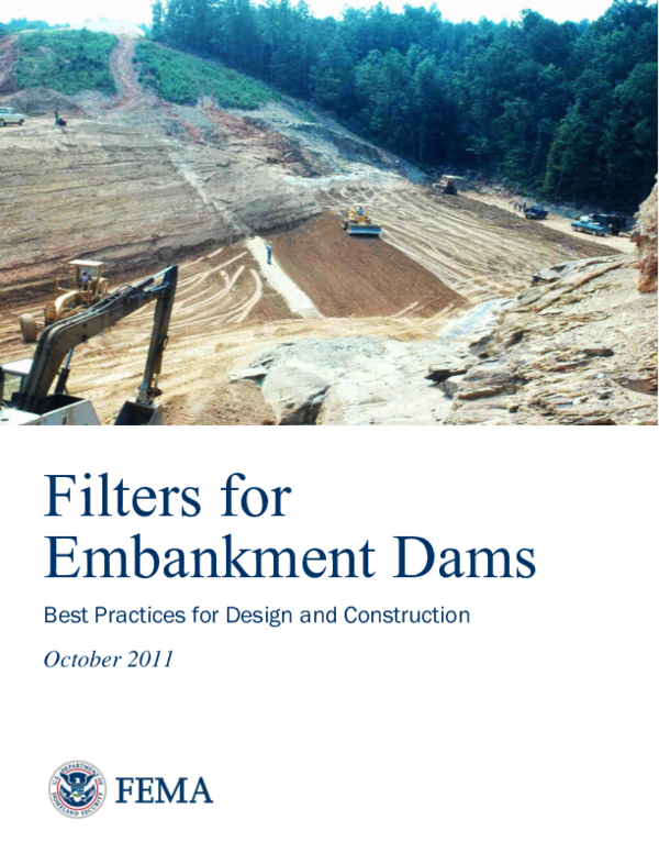 (PDF) Filters for Embankment Dams Best Practices for Design and ...