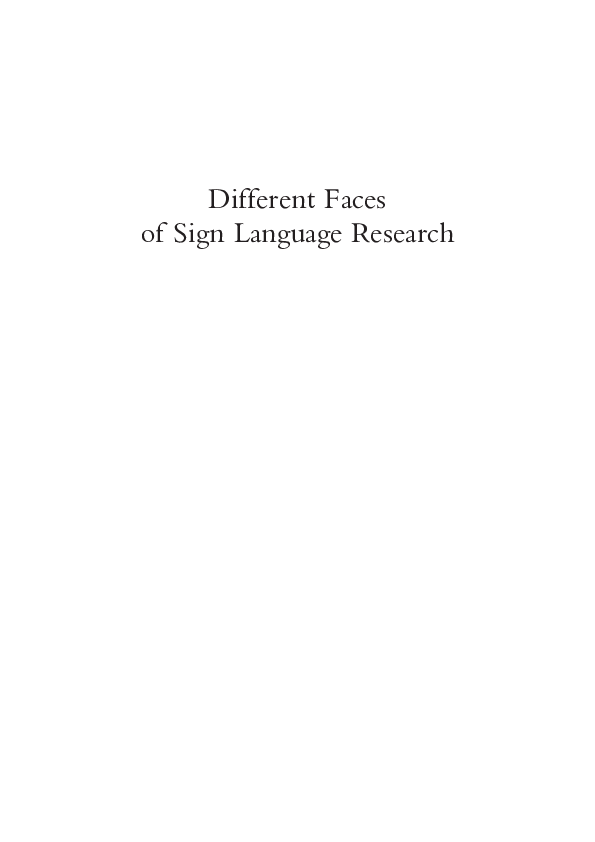 The use of the signing space as a text organizer in sign bilingualism ...