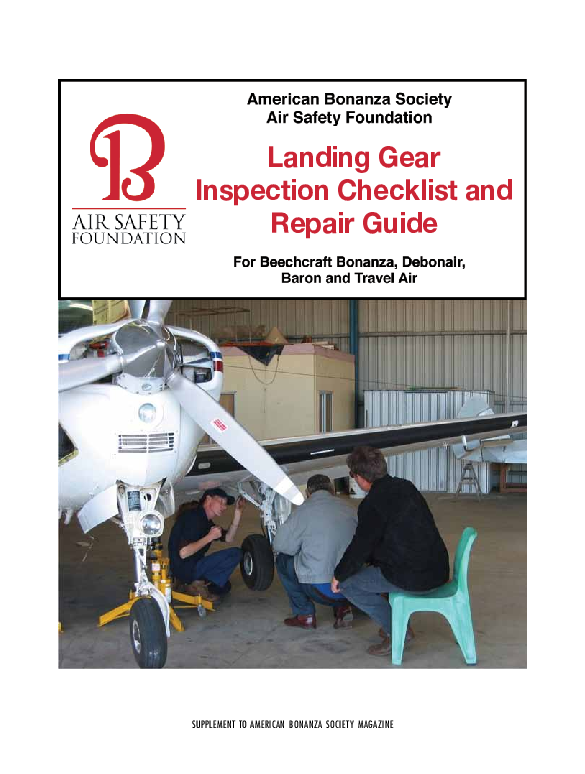(PDF) Landing Gear Inspection Checklist and Repair Guide