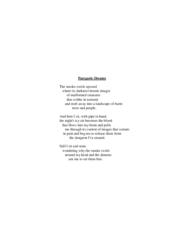 Paregoric Dreams.docx