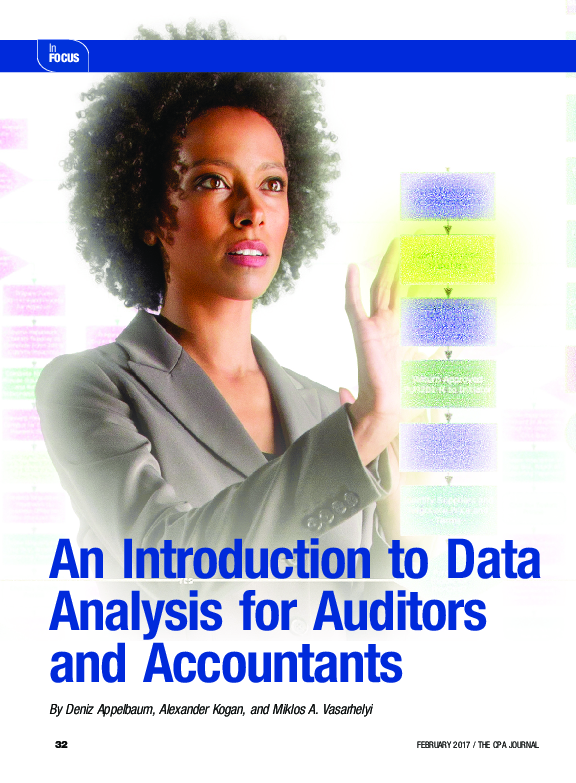 (PDF) An Introduction to Data Analysis for Auditors and Accountants