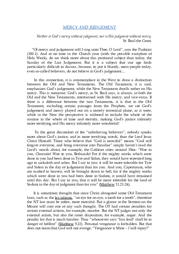 (DOC) MERCY AND JUDGEMENT.docx