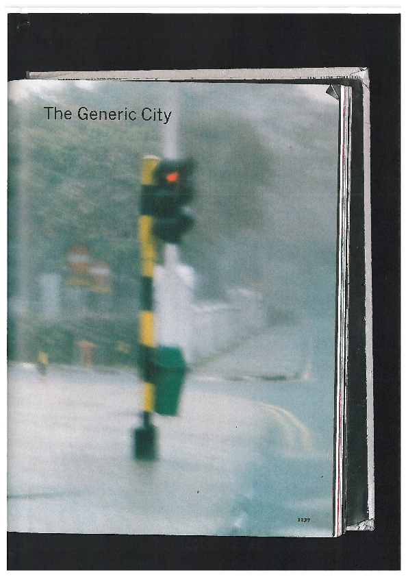 (PDF) Koolhaas Rem 1995 The Generic City