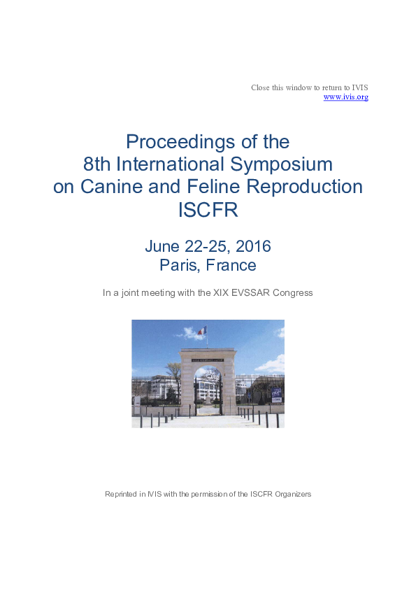 (PDF) Proceedings of the 8th International Symposium on Canine and ...