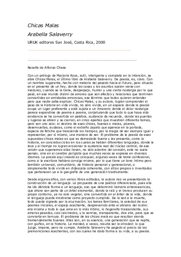 (PDF) Chicas Malas