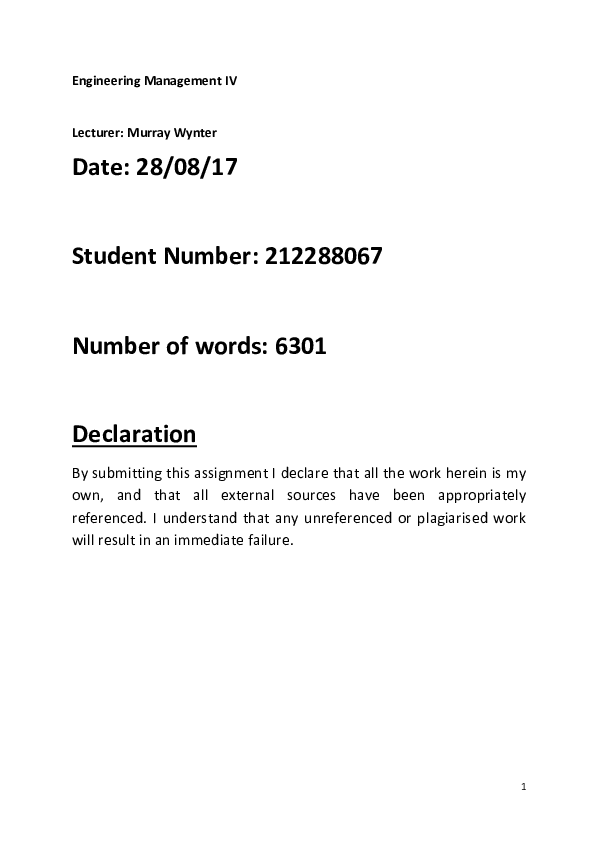 (DOC) Business Environment and Shoprite Case Study