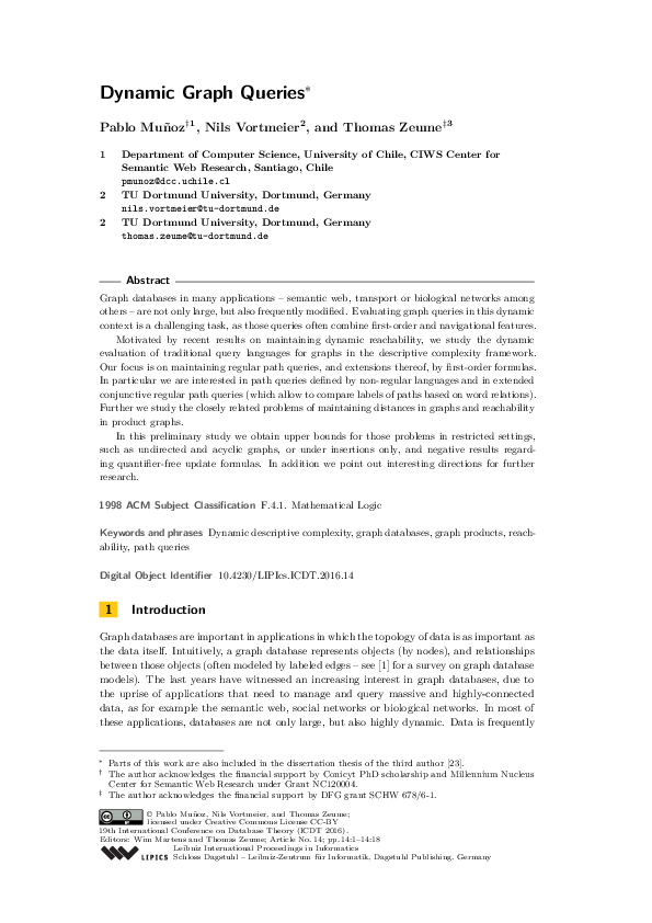 Pdf Graph Queries