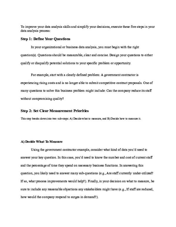 (DOC) Step 1: Define Your Questions