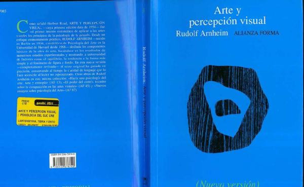 (PDF) Arnheim Rudolf Arte y percepcion visual | Ana Luz Chamú - Academia.edu