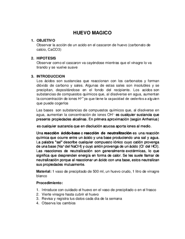 (DOC) HUEVO MAGICO | Jose Luis Gutierrez Huerta - Academia.edu