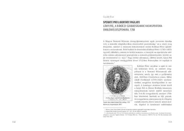 (PDF) Sperate pro libertate vigilate. Lányi Pál, a Rákóczi ...