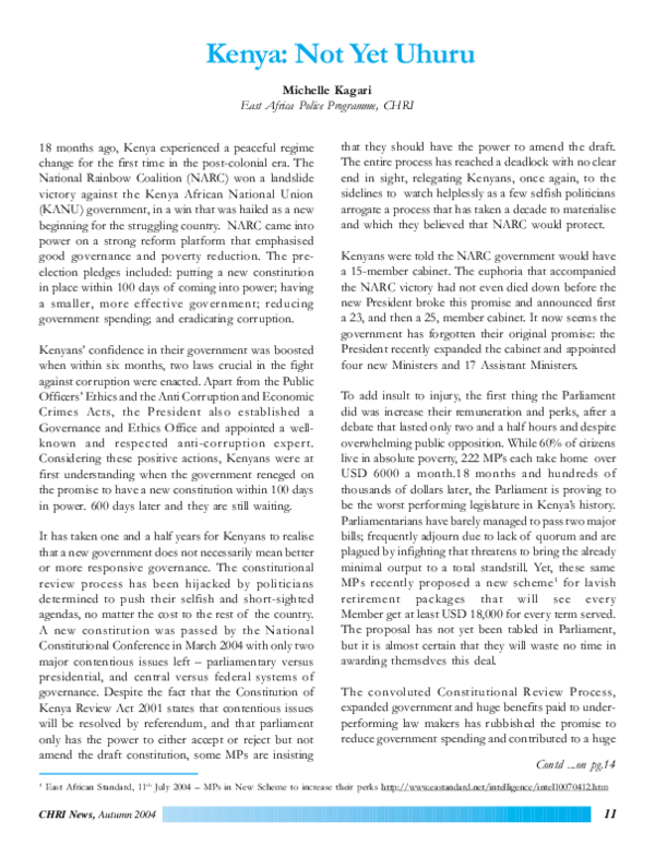 (PDF) NOT YET UHURU KENYA