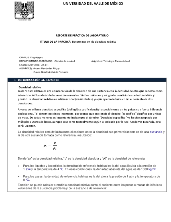 (DOC) REPORTE DE PRÁCTICA DE LABORATORIO TÍTULO DE LA PRÁCTICA ...