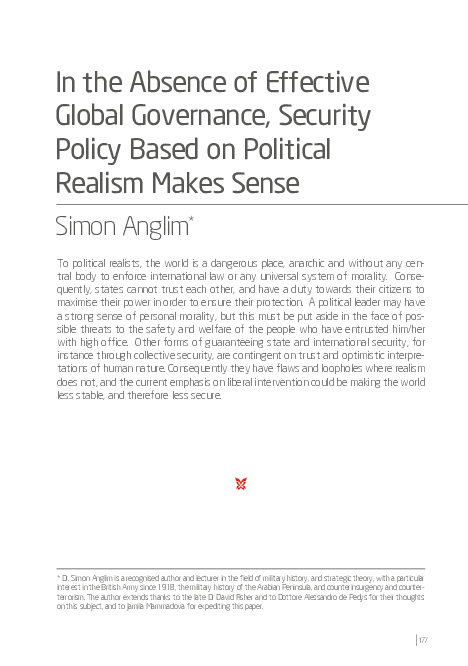 (PDF) Commentary by Simon Anglim, "In the Absence of Effective Global ...