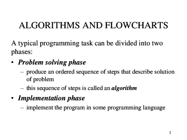 (PPT) Chap 1.1 Tutorial Flowchart | تركي الجهني - Academia.edu