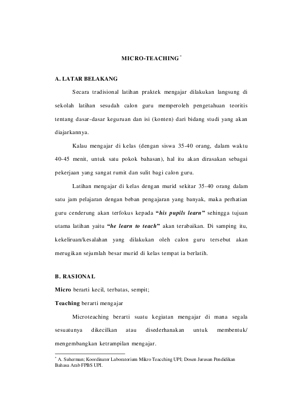 (PDF) MICRO TEACHING