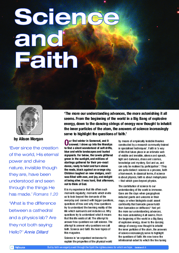 (PDF) Science & Faith