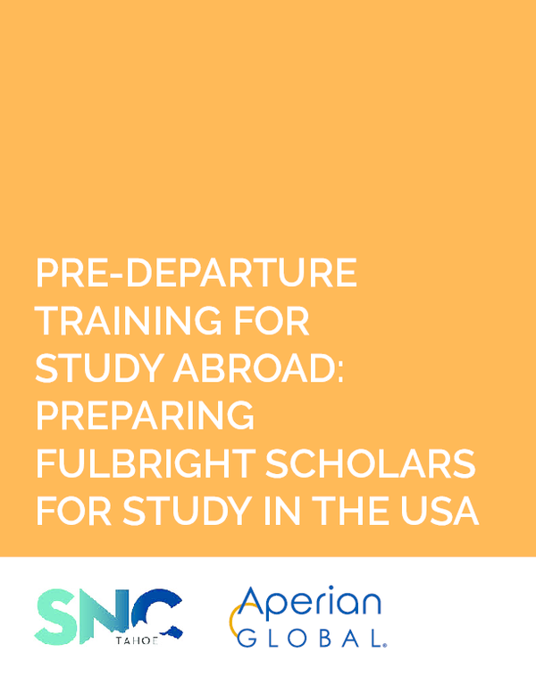 (PDF) PRE-DEPARTURE TRAINING FOR STUDY ABROAD: PREPARING FULBRIGHT ...