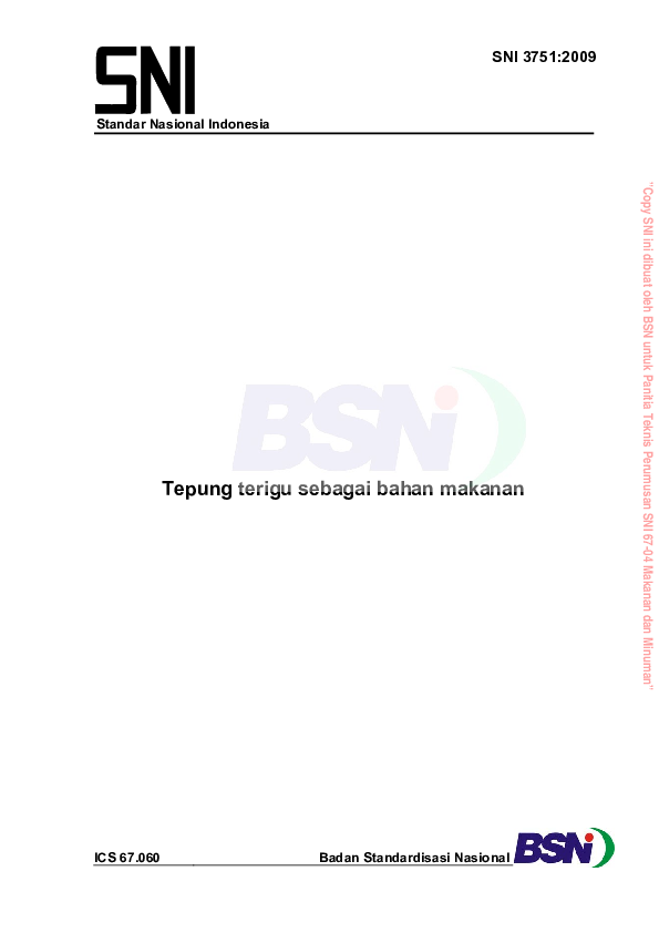 (PDF) Sni tepung terigu