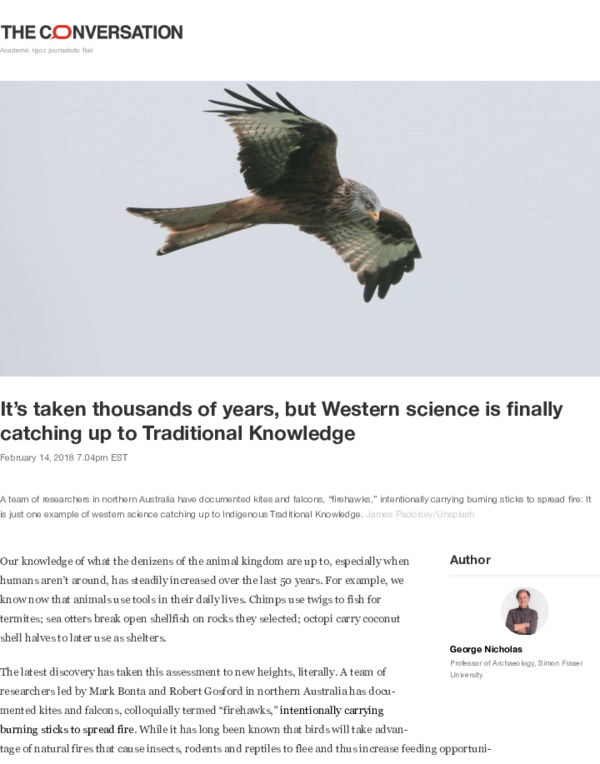 (PDF) It’s taken thousands of years, but Western science is finally ...