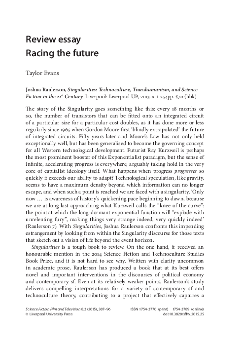 (PDF) Racing the future