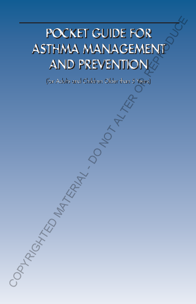 (PDF) POCKET GUIDE FOR ASTHMA MANAGEMENT AND PREVENTION A Pocket Guide ...