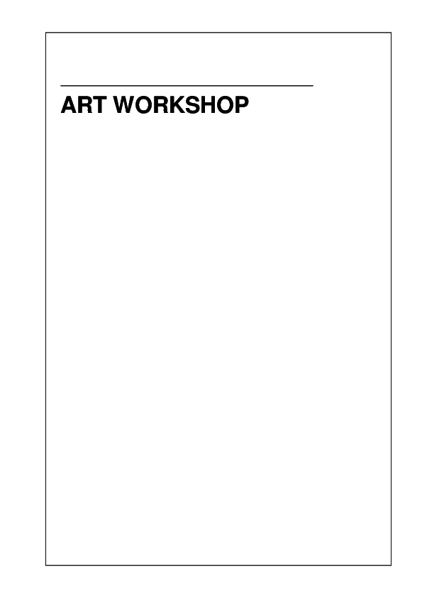 (DOC) Art Workshop Draft Proposal Final
