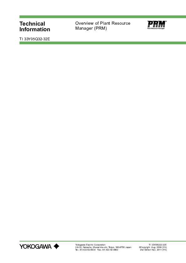 (PDF) Overview of Plant Resource Manager (PRM