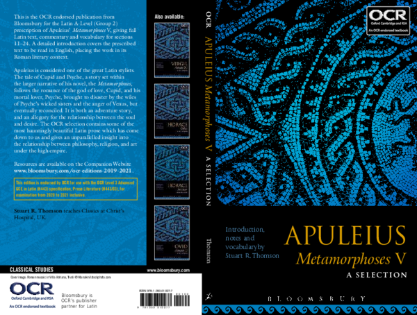 (PDF) Apuleius, Metamorphoses V: A Selection