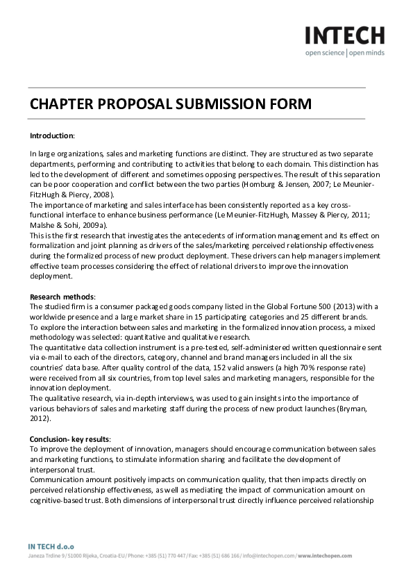 (DOC) CHAPTER PROPOSAL SUBMISSION FORM | Teresa Cometto - Academia.edu