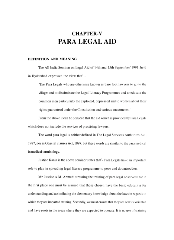 (PDF) PARA LEGAL AID DEFINITION AND MEANING